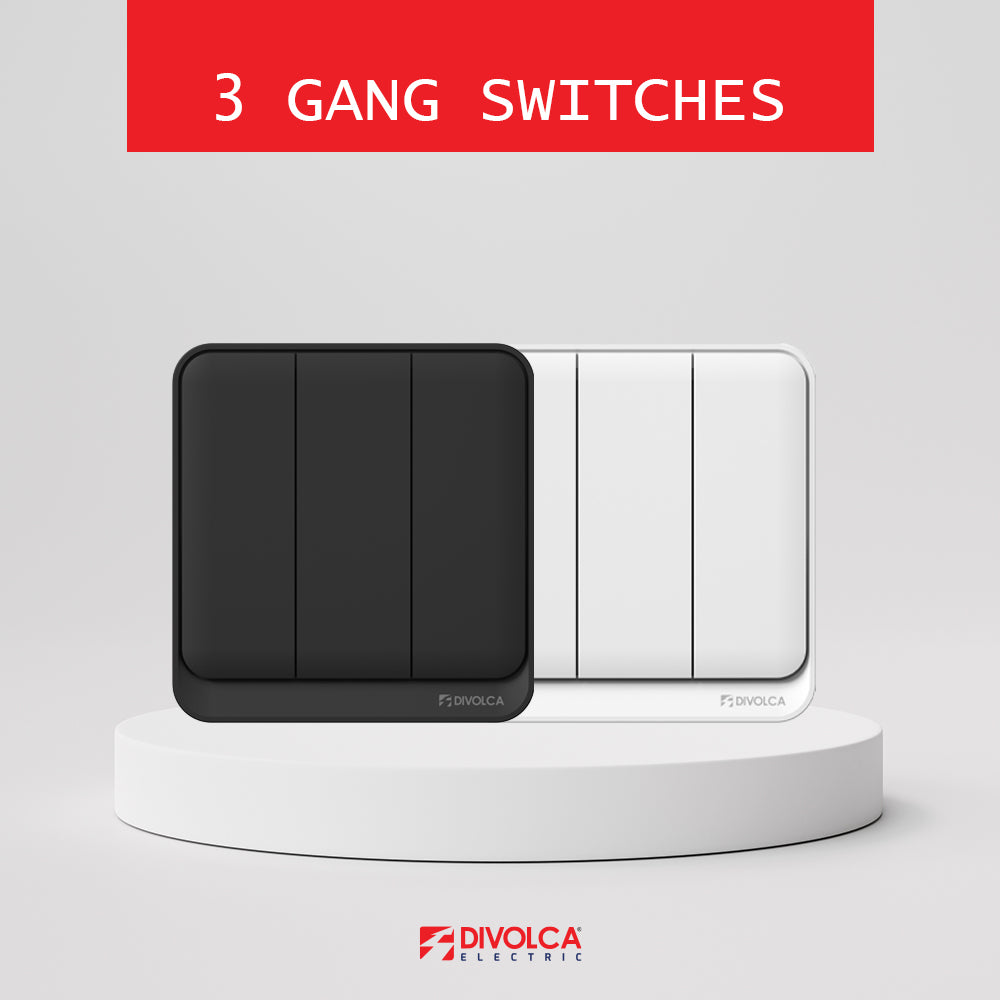 3 Gang Switches – Divolca